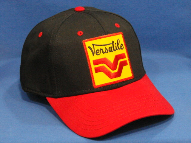 Versatile Tractor Hat - Red/Black - Low Crown - Square Logo | eBay