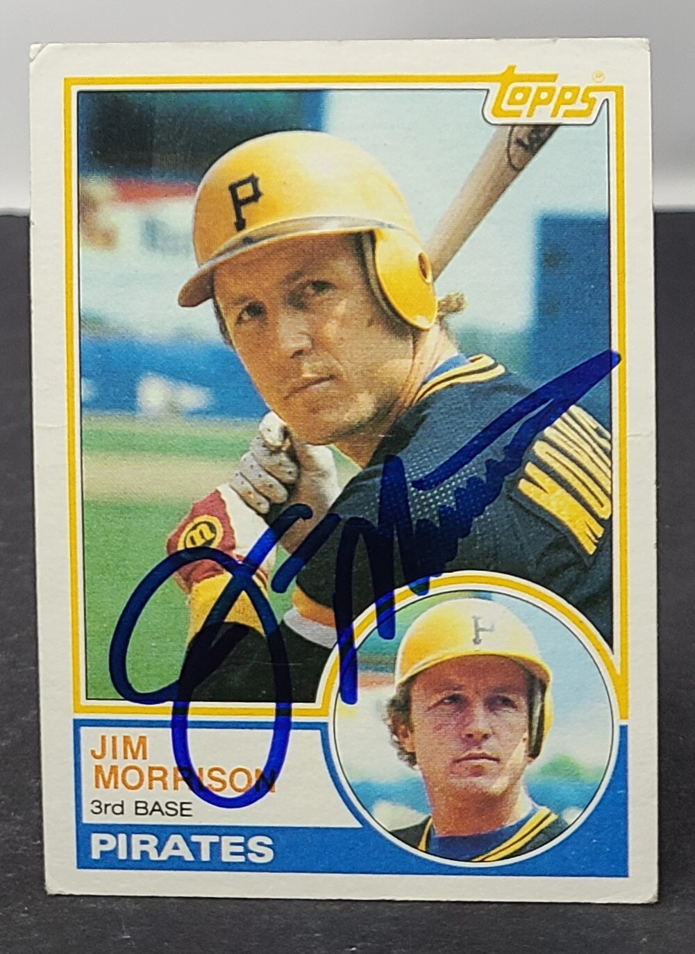 JIM MORRISON Signed Autographed 1983 Topps Baseball Cards 173 ...