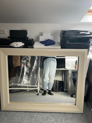 cream/stone effect mirror, statement piece | eBay UK