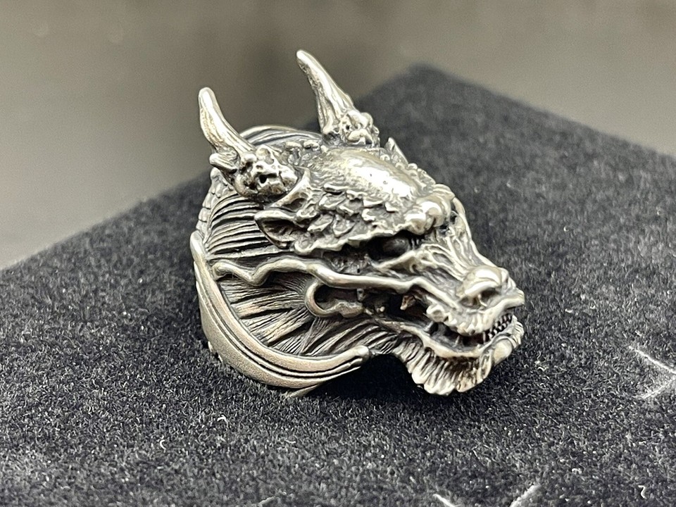 Dragon Ring Solid 925 Sterling Silver US Size 9 | eBay