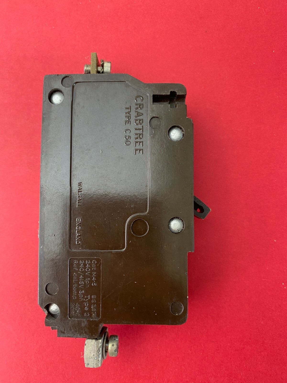 Crabtree C50 MCB - Yellow Text 5A 7.5A 10A 15A 20A 30A 40A 50A 60A | eBay