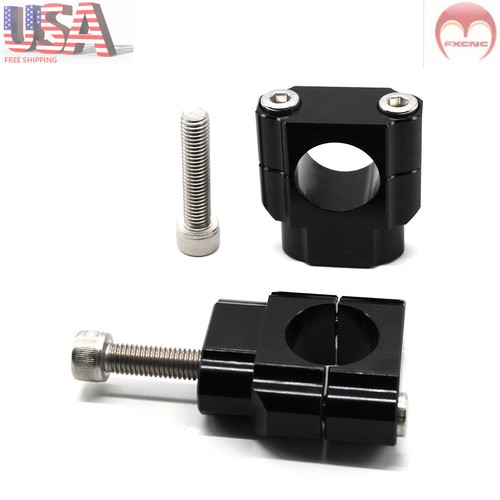 CNC Handlebar Handle Fat Bar Mount Clamps Riser Supports 28mm ...