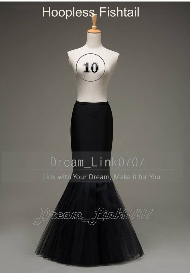 Wedding Prom Petticoat Crinoline Underskirt Hoop/Hoopless/Mermaid ...