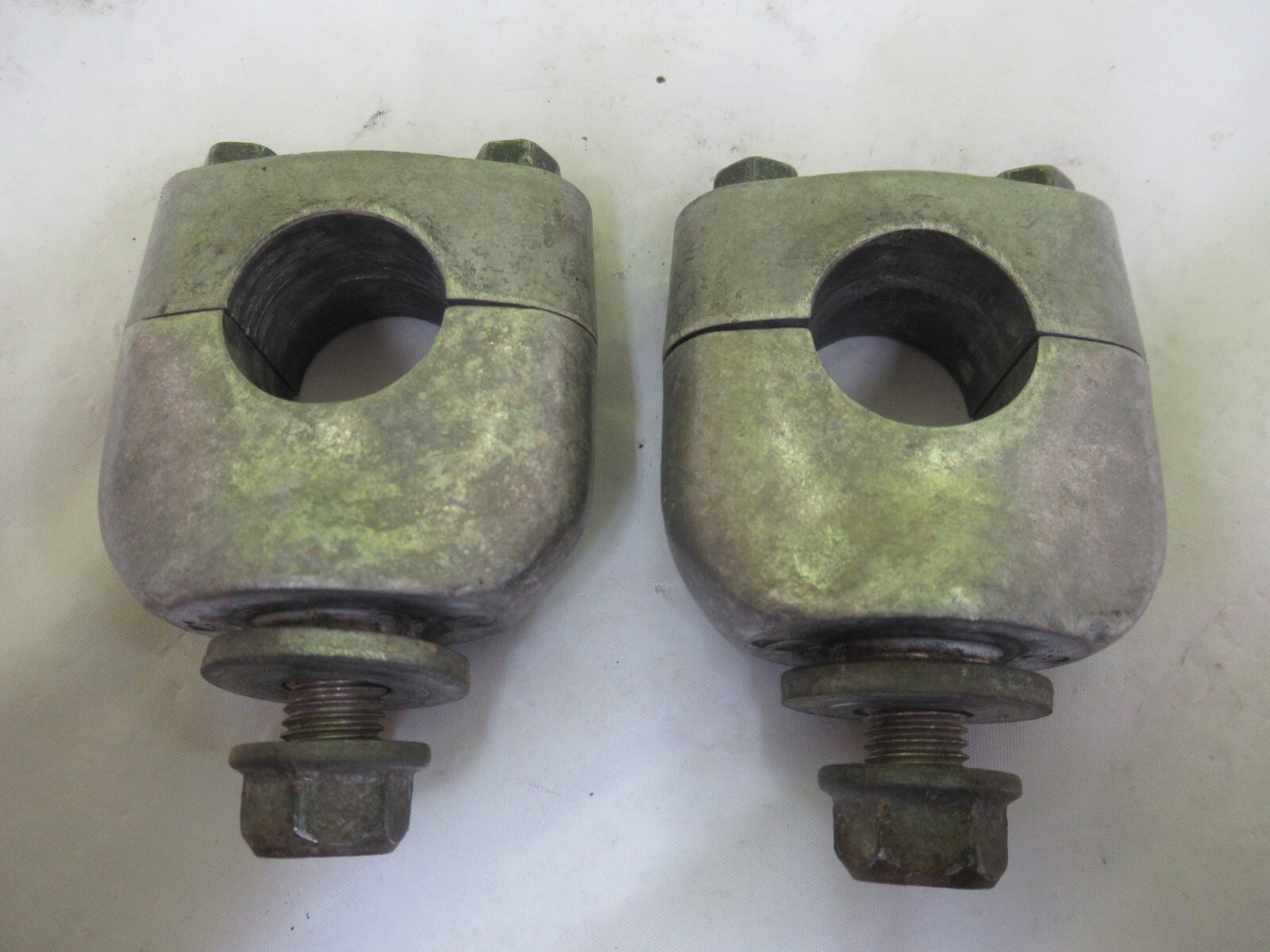 1993-2014 OEM Honda TRX 300EX 400EX Handlebar Clamps Upper Lower Pair ...