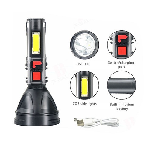 Camping Hiking Super Bright Side Light Modes Portable Emergency Led ...