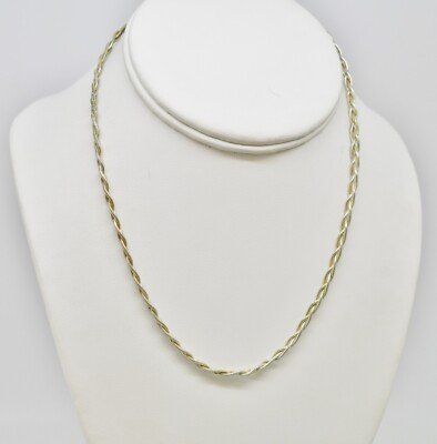 Sterling Silver Gorgeous Braided Snake Chain Necklace 7.5" #FMU530 | eBay