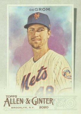 2020 Allen and Ginter #146 Jacob deGrom Mets | eBay