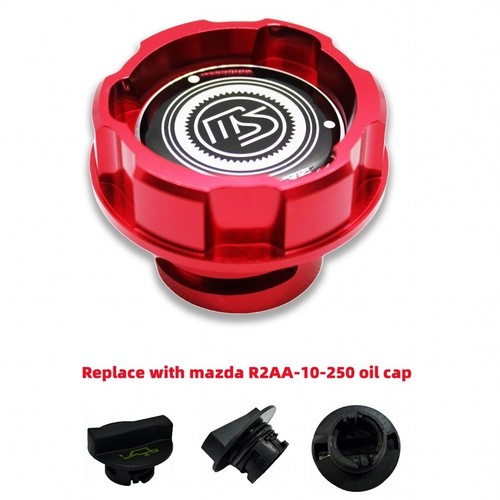 Red Aluminum ENGINE Oil Cap For Mazda 2 3 5 6 WAGON MIATA MX-5 CX-3 CX ...