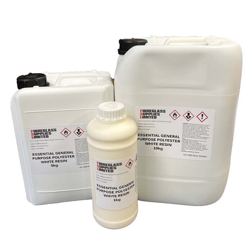 Essential Fibreglass General Purpose WHITE Polyester Resin. Inc Cat ...