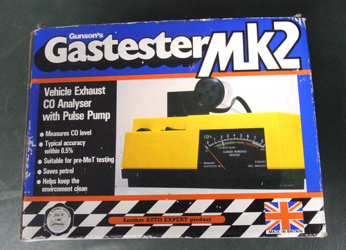 Gunson's Gastester Mark 2 Exhaust Analyser 12V Boxed Tested Working ...