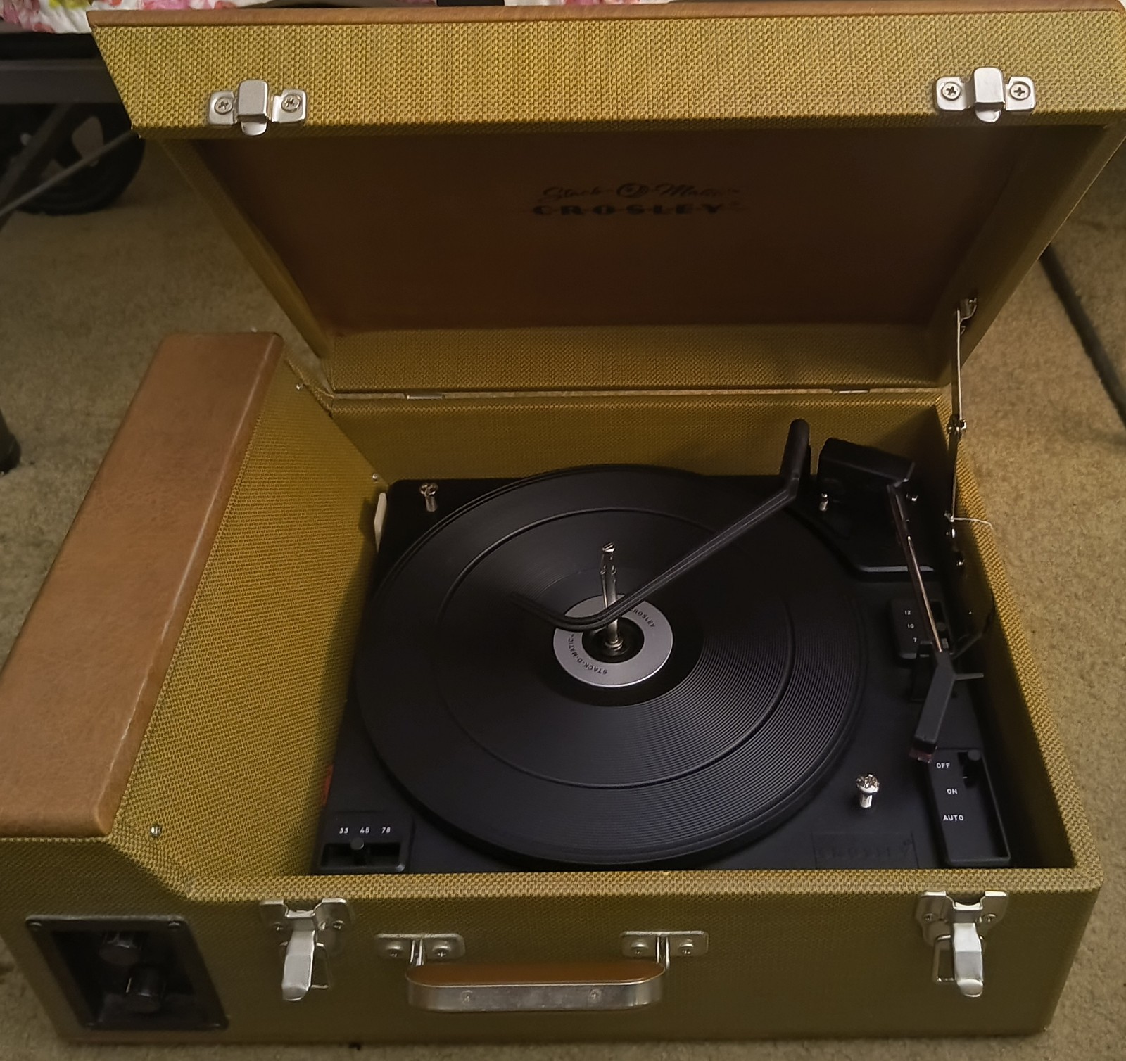 Crosley 1950'S Stack-O-Matic Traveler 33/45/78RPM Turntable (CR89) for ...