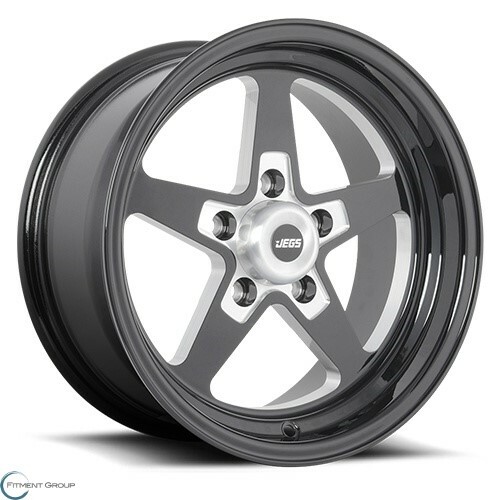 Jegs Perfomance Products SSR Star 10x15 Powder Coated Black Rim for ...