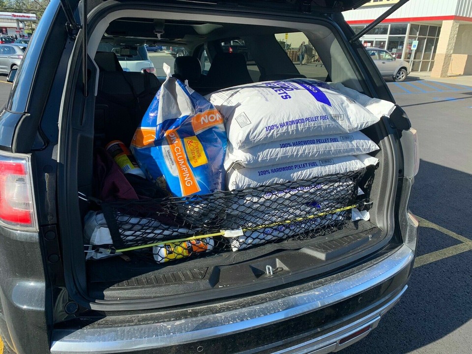 Envelope Style Trunk Cargo Net Organizer for CHEVY TRAVERSE 2009-2017 ...