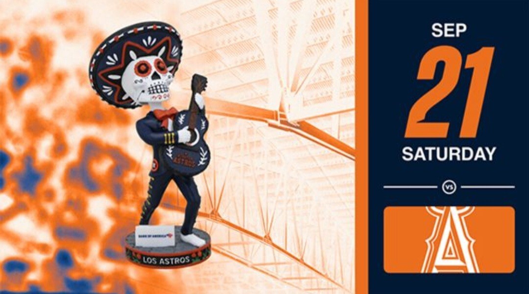 Houston Astros Sugar Skull Bobblehead SGA 9/21/24 | eBay