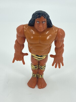 1991 Superfly Jimmy Snuka Hasbro Titan Sports Series 2 Figure WWF WCW ...
