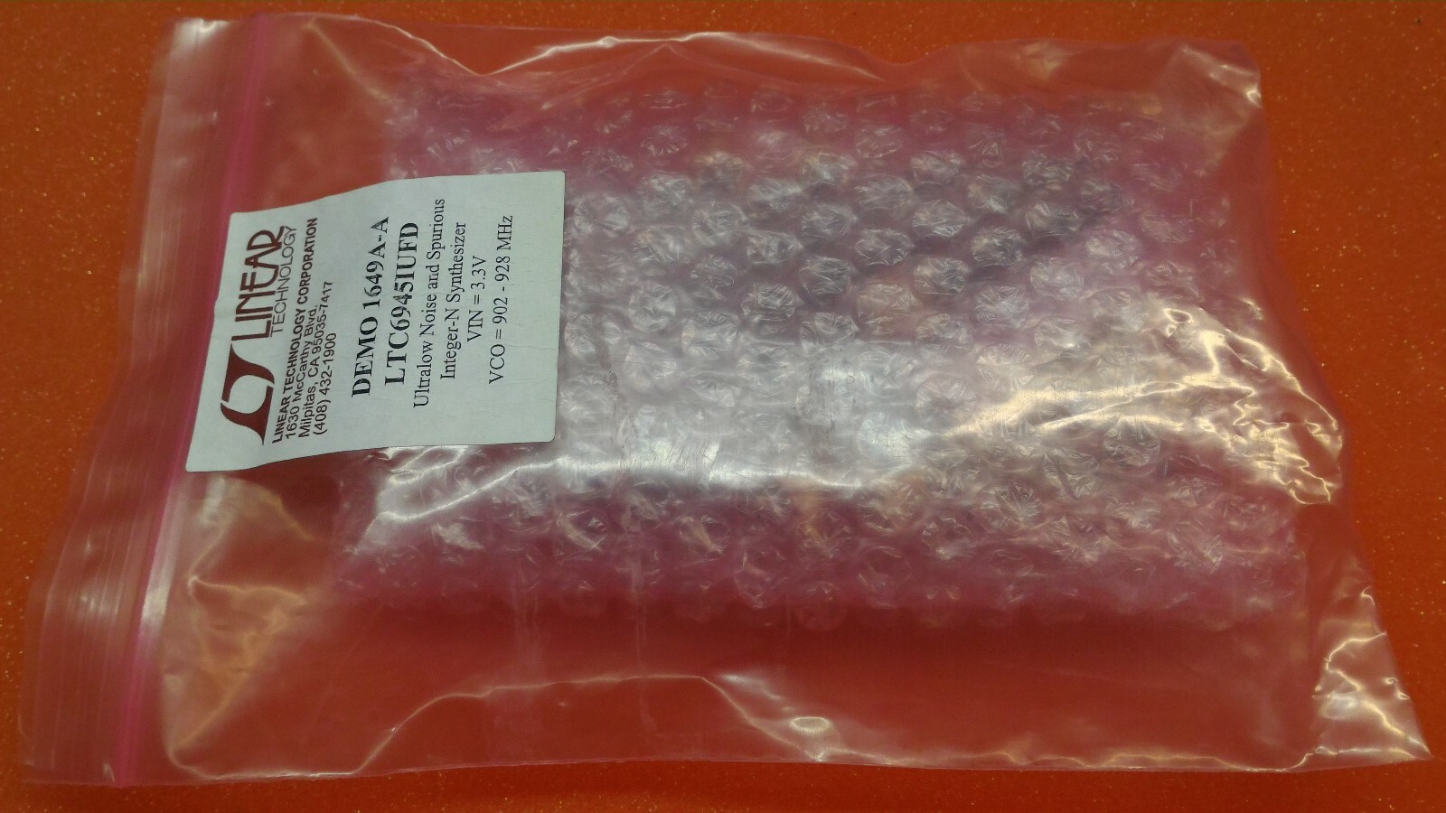 LTC6945IUFD - Ultralow noise and spurious integer-n synthesizer | eBay