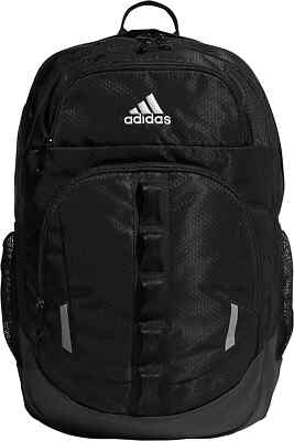 adidas Prime 6 Backpack Black/White Laptop School Travel Gym Bag Unisex ...