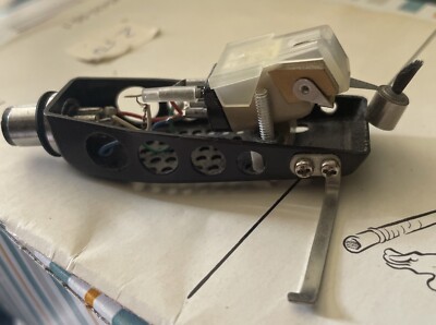 Pickering XV-15/AM-3 Cartridge w/ Black Aluminum Headshell & New Stylus ...