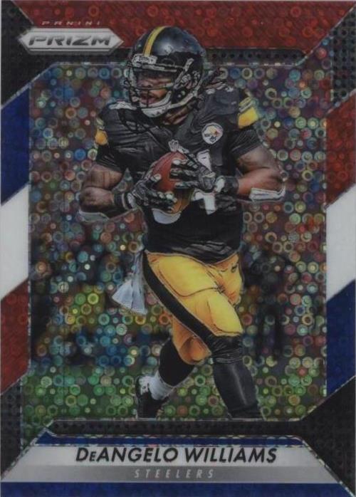 2016 Panini Prizm - DeAngelo Williams #198 Red White & Blue Disco Prizm ...
