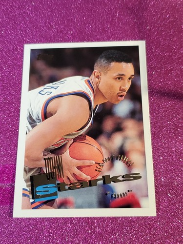 1995-96 Topps New York Knicks Basketball Card #115 John Starks | eBay