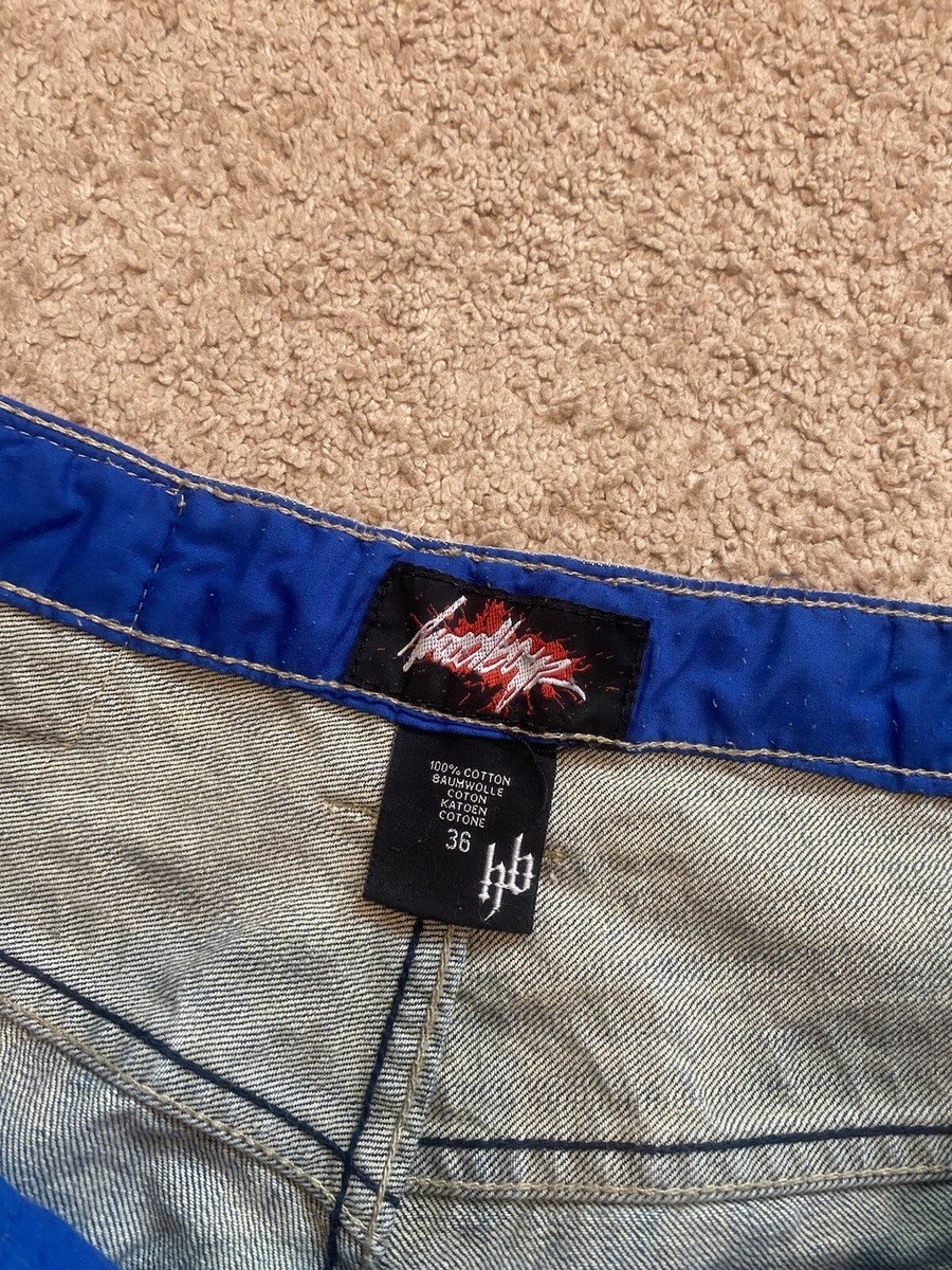 Y2K Baggy Embroidered Hoodboyz Jeans 36x32 jnco skater style Y2K Baggy Embroidered Hoodboyz Jeans 36x32 jnco skater style