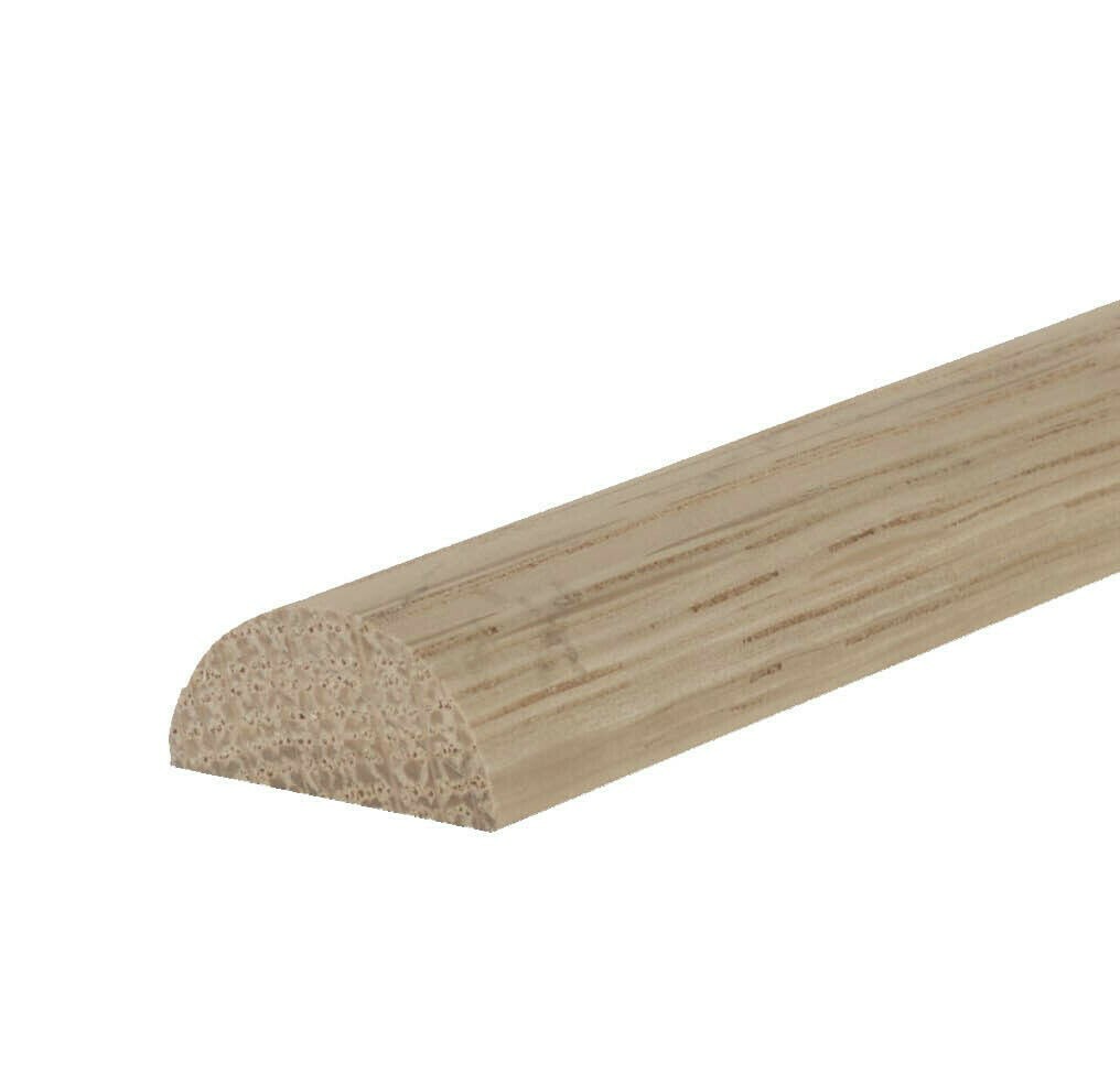 Solid White Oak 10mm x 20mm Half Round Decorative Moulding Bead | eBay UK