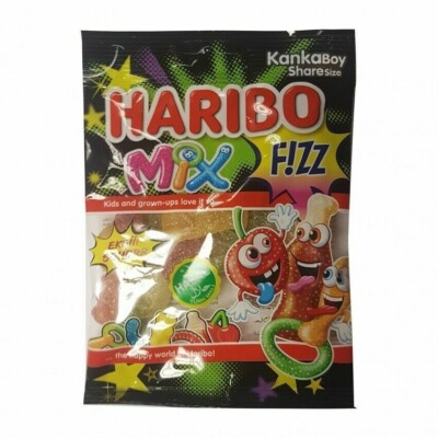 Haribo Halal Fizz Mix 70g x12 Packets | eBay UK