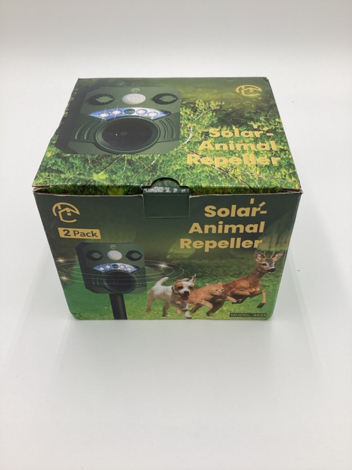 Careland AR33 Solar Animal Repeller 2 pack NEW | eBay