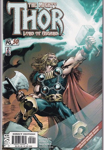 THE MIGHTY THOR Vol. 2 #50 (#552) August 2002 MARVEL Comics - Thialfi ...