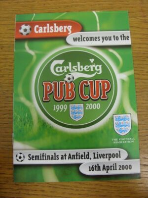 16/04/2000 FA Pub Cup Semi-Finals: Ferrybridge Progressive Working Men ...