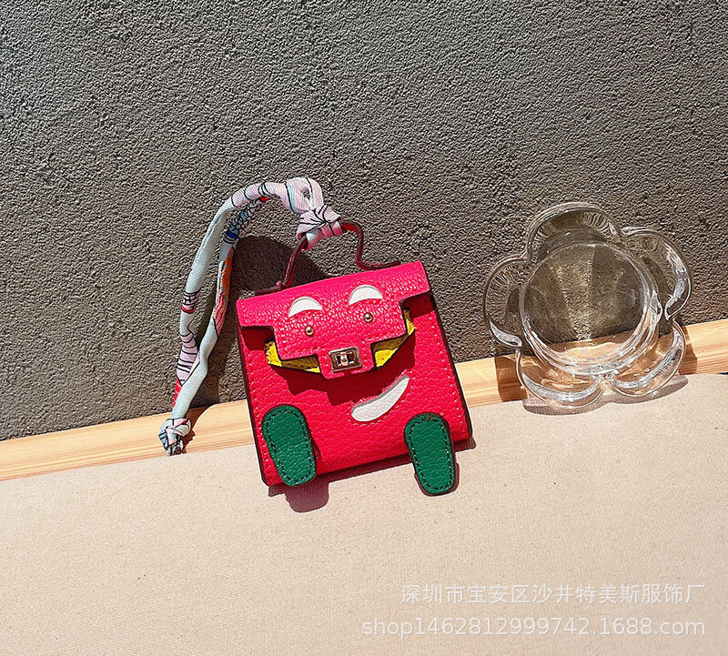 PU Kelly Doll bag pendant cute mini car keychain Coin purse Charm for ...