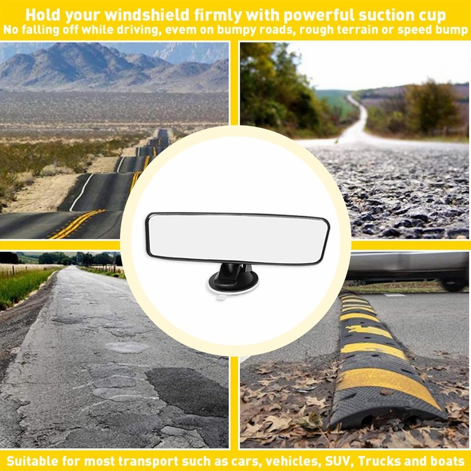 Upgrade Universal Car View Rear Suction Cup Learner Mirror Driver ...