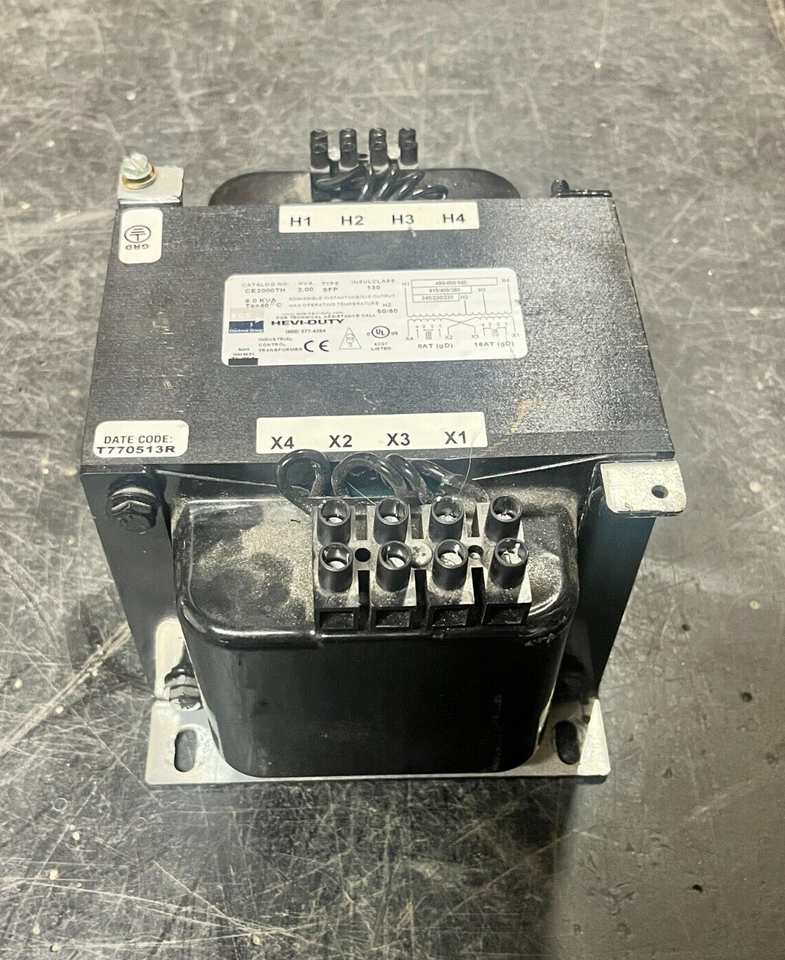Emerson CE2000TH 2KVA Industrial Control Transformer Heavy Duty Multi ...