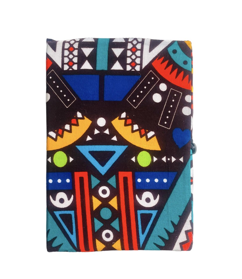 African Print Note Book Stationery Journal Reusable Soft Back Cover A5 ...