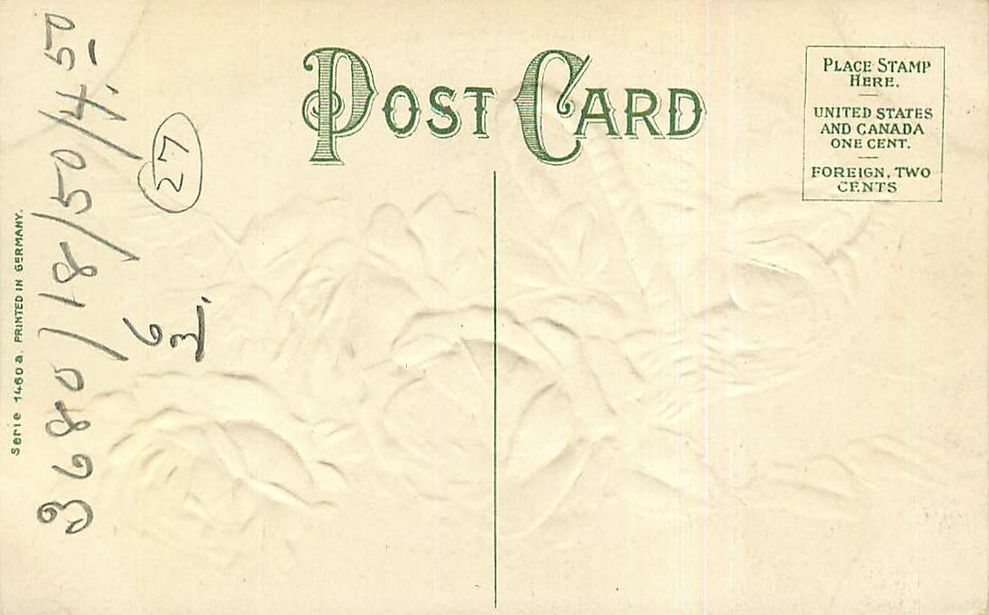 6 Postcards w/ Gorgeous Embossed Flowers - Series 1460, 1460a, 1460c | eBay
