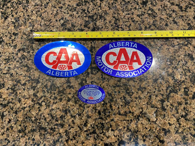 VINTAGE STICKER CAA AMA ALBERTA MOTOR ASSOCIATION X3 70S-80s | eBay
