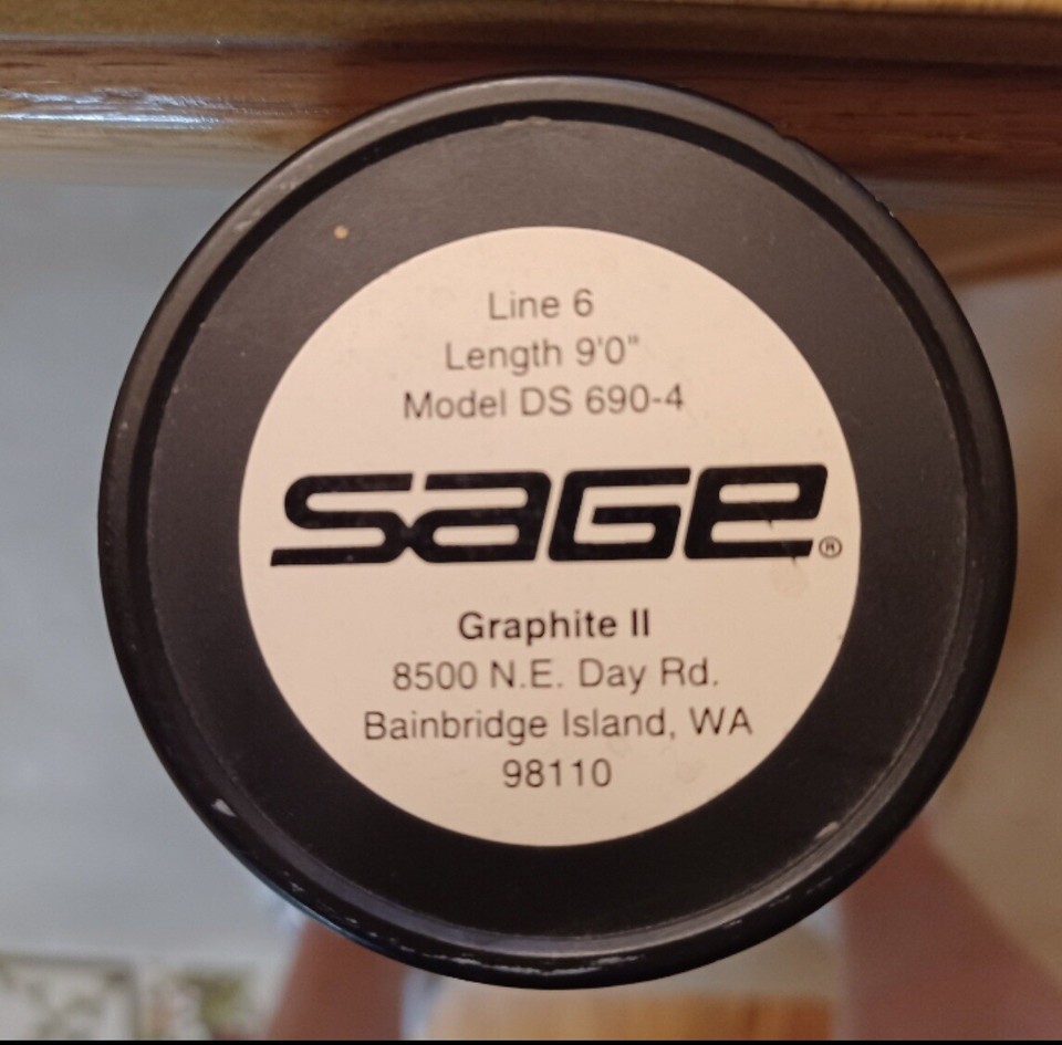 Sage Mod Fly Rod 690-4 6Wt Fly Line 9'0" | eBay
