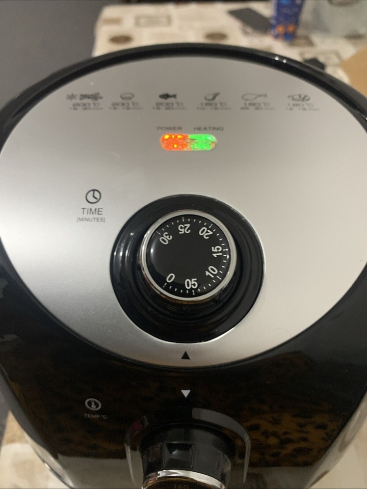 Asda George Home Air Fryer Oven 1.5ltr 900W Black GAF201B-19 VGC | eBay UK