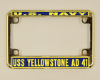 USS YELLOWSTONE AD 41 License Plate Frame U S Navy Military Car-Truck ...