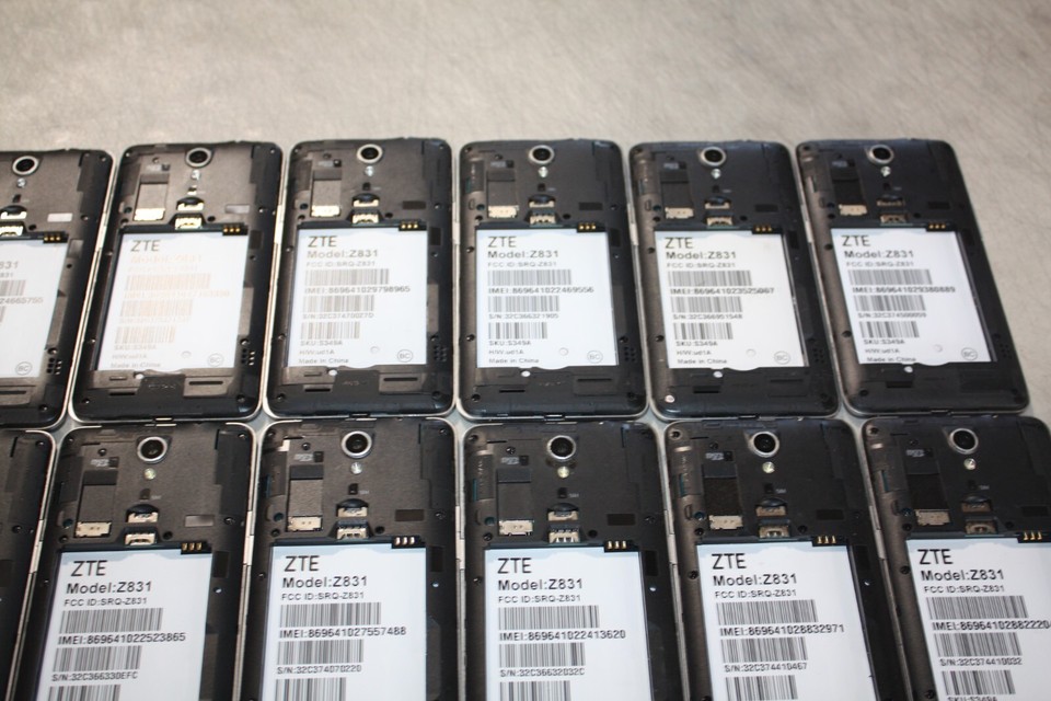 Lot of (23) ZTE Maven 2 Z831 - 8GB - Black (AT&T) Smartphone - Handset ...