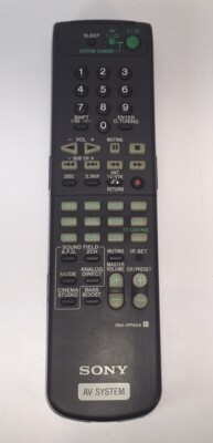 Sony AV System Remote Control - RM-PP404 Tested Works. Nice. | eBay
