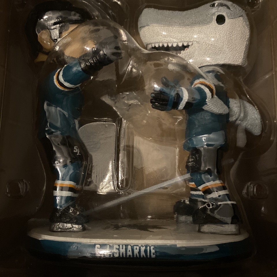 San Jose Sharks Sharkie Mascot SJ 2018 Hockey Hugs Bobblehead | eBay