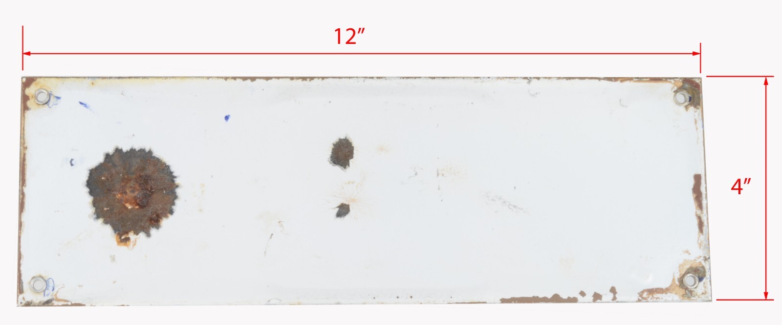 Vintage Porcelain PAC Bell Pacific Telephone Emergency Call Sign | eBay