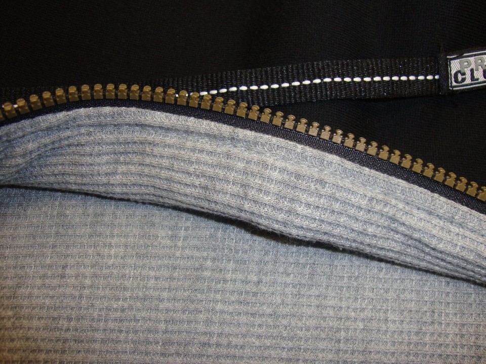 Pro Club Reversible Jacket Hoody Black/grey | eBay