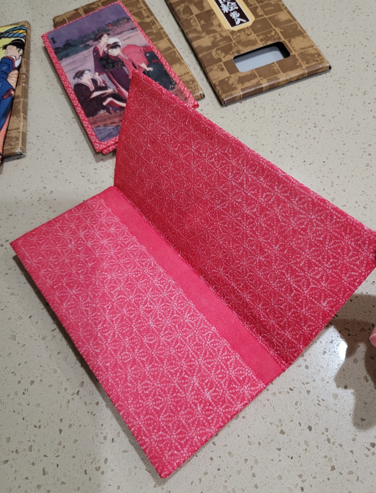 Vintage Lot of 3 Japanese Utamaro Geisha Print Washi Paper Wallets | eBay