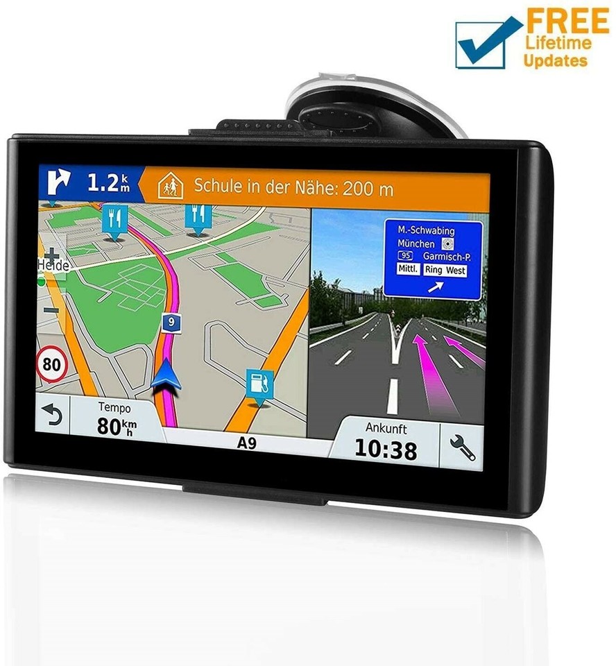 7 Inch Car Truck GPS Navigation 8G 256M Touch Screen Navigator Canada ...