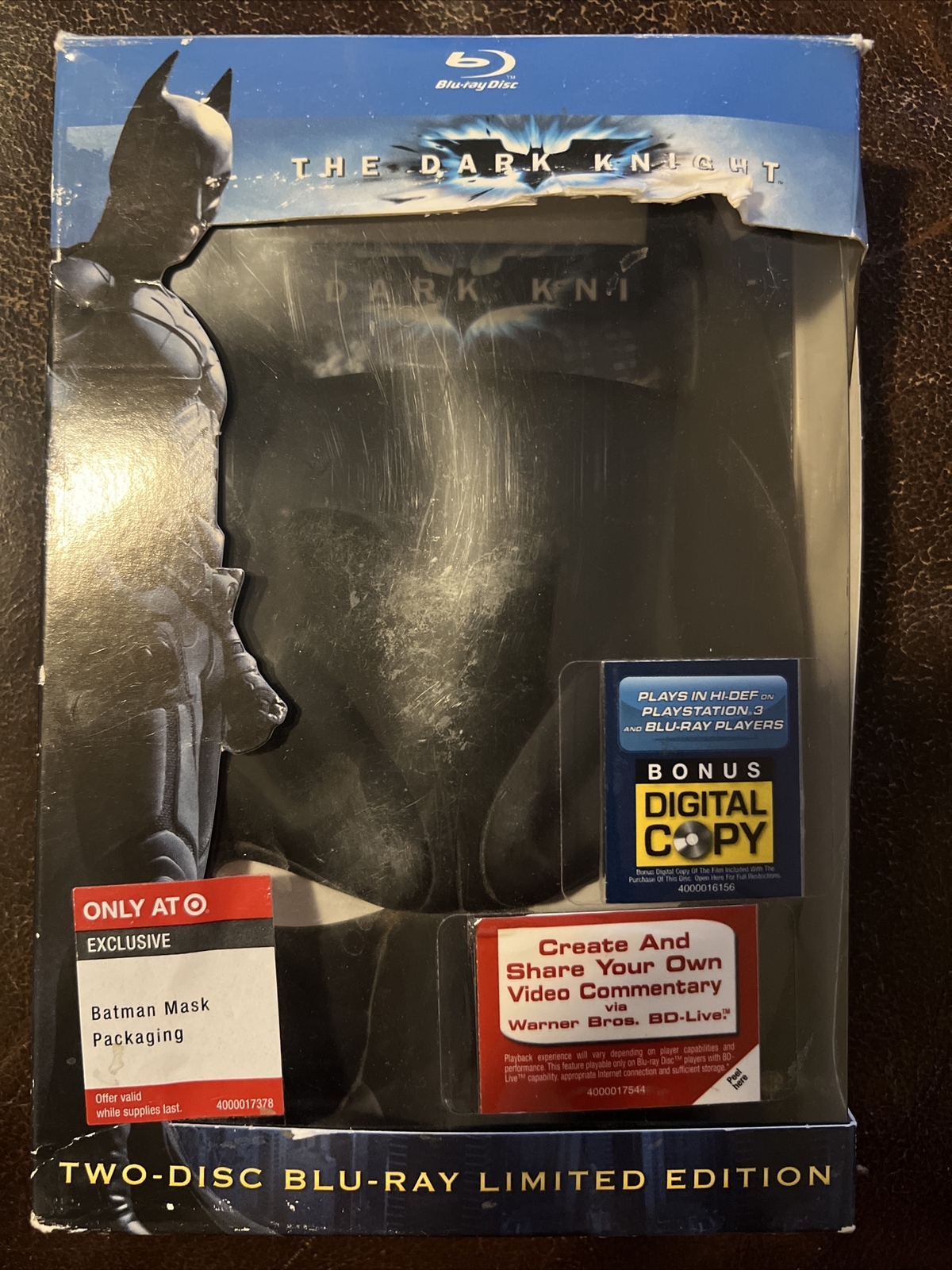 The Dark Knight With 2 Disc Mask Case (Blu-ray) Target Exclusive LIKE ...