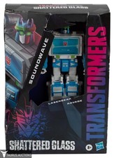Transformers Shattered Glass Soundwave with Ravage & Laserbeak