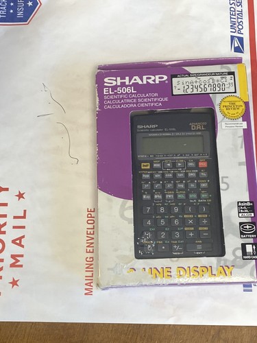 Sharp EL-506 Scientific Calculator for sale online | eBay