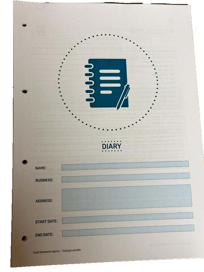 2024 SFBB Safer Food Better Business Caterers 12 Month Diary Refill ...